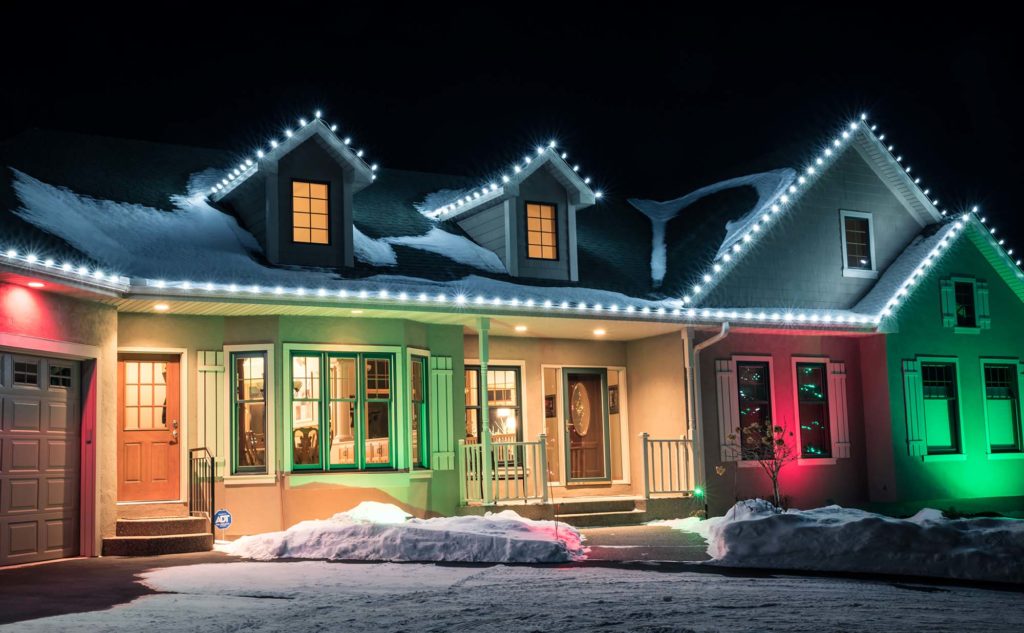Our Exterior Christmas Lighting Portfolio | Rainbow Holiday Design